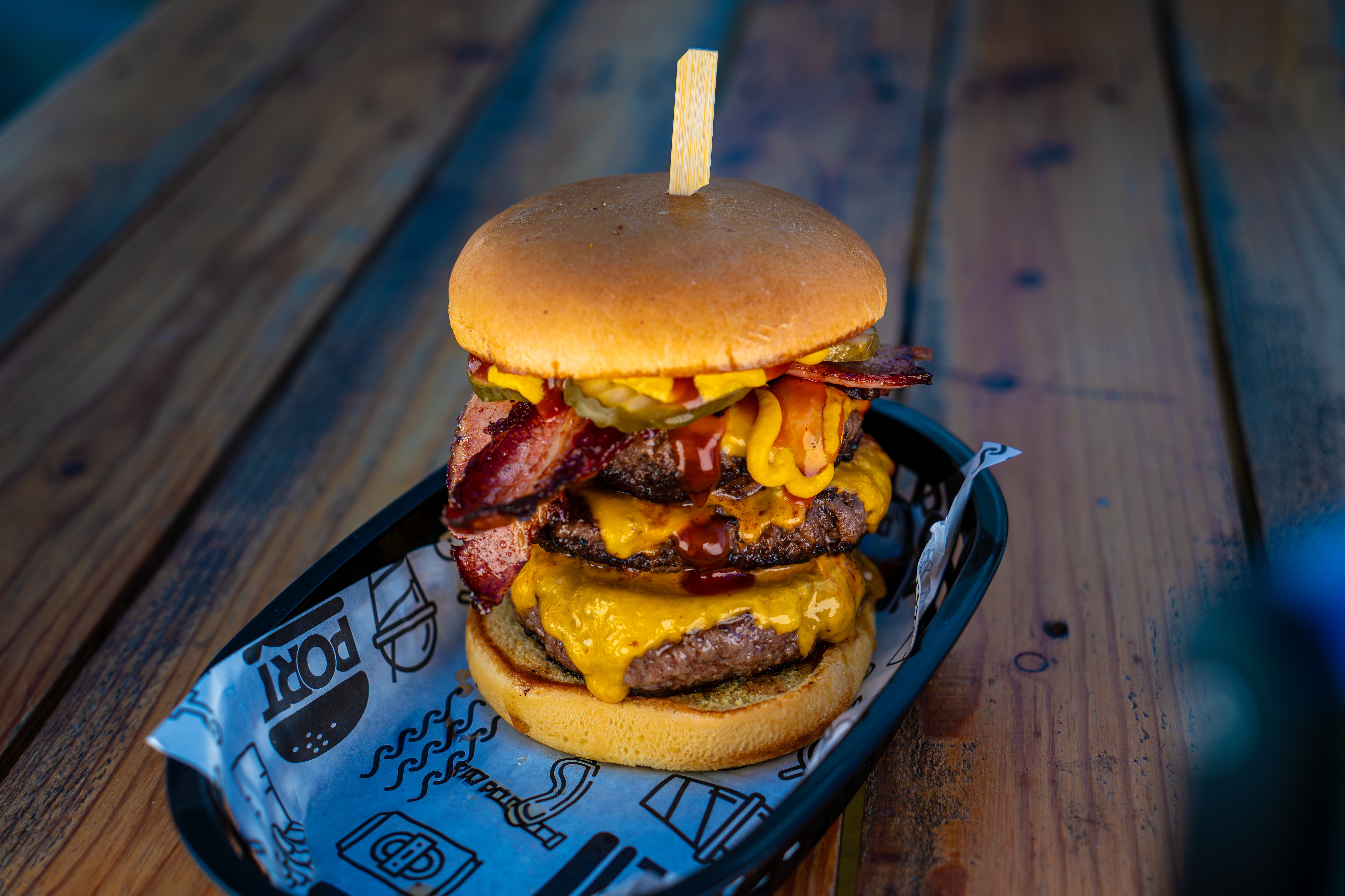 Triple Beef & Bacon | Port Burger
